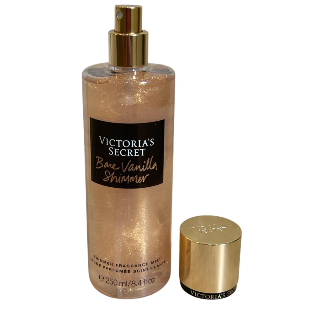 Body Splash Victoria's Secret Bare Vanilla Shimer com Brilho 250ml ...