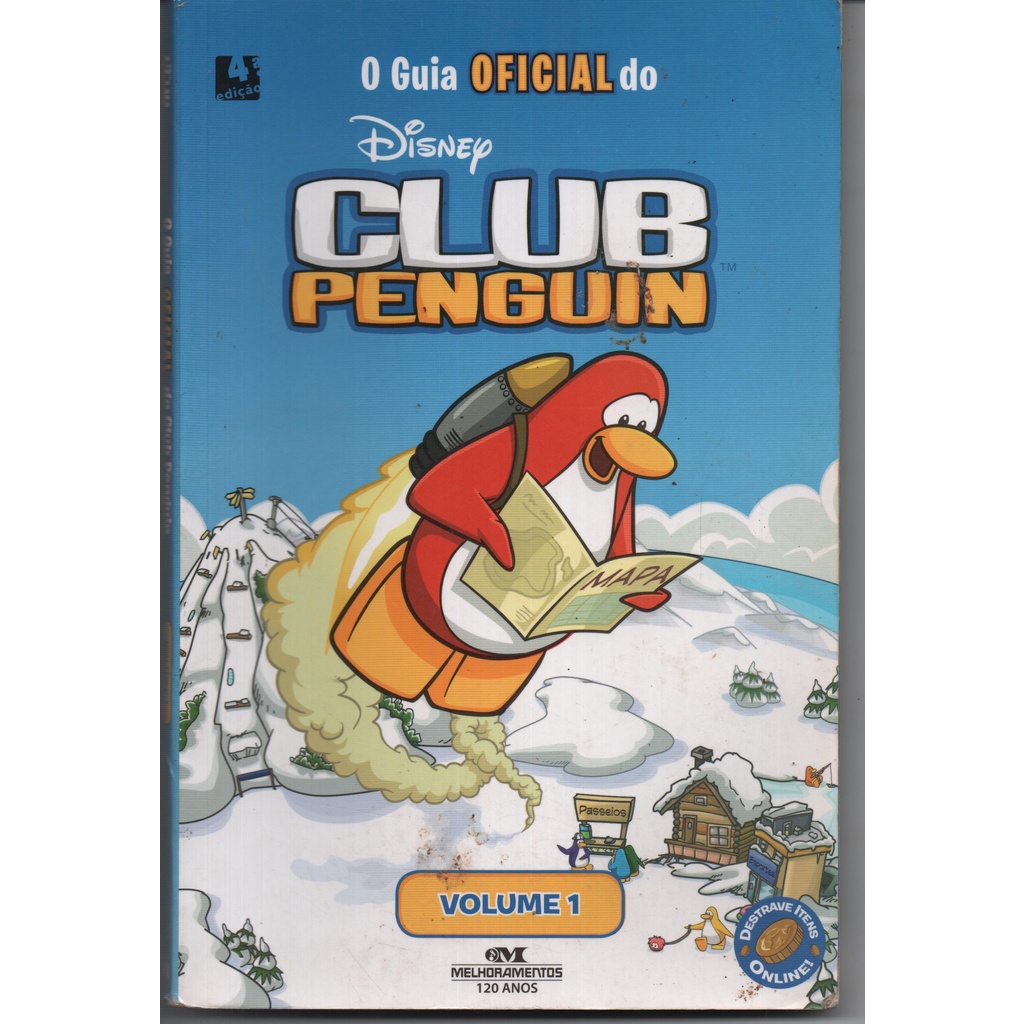 O Guia Oficial do Club Penguin - Volume 1 - Disney | Shopee Brasil