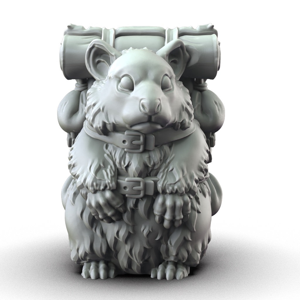 Hamster Espacial Gigante Miniatura RPG | Shopee Brasil