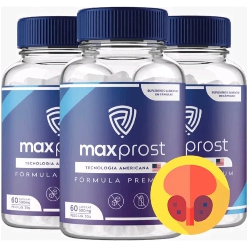 Max Prost Original - 1 Pote Com 60 Capsulas - Oferta | Shopee Brasil