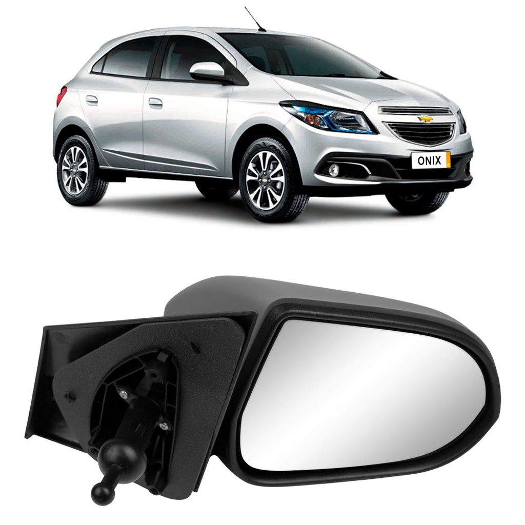 Espelho Retrovisor Externo Direito Chevrolet Onix 13/21Metag | Shopee Brasil