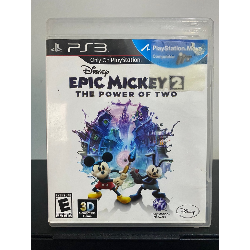 Epic Mickey 2 The Power of Two \ Move ~ PS3 | Shopee Brasil