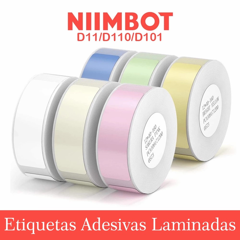 Niimbot D11/D101/D110 - Etiquetas para impressora / rotuladora ...