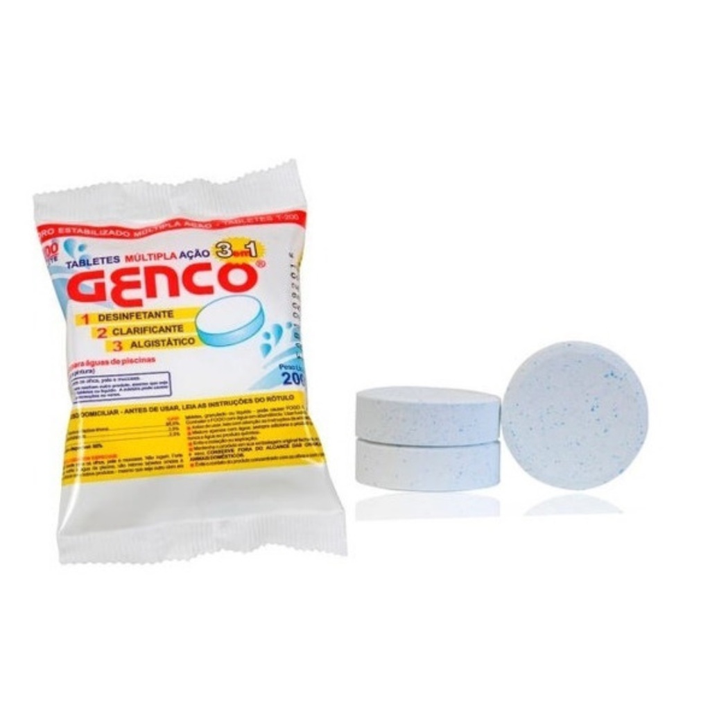 Pastilha Genco 3 em 1 - 200g | Shopee Brasil