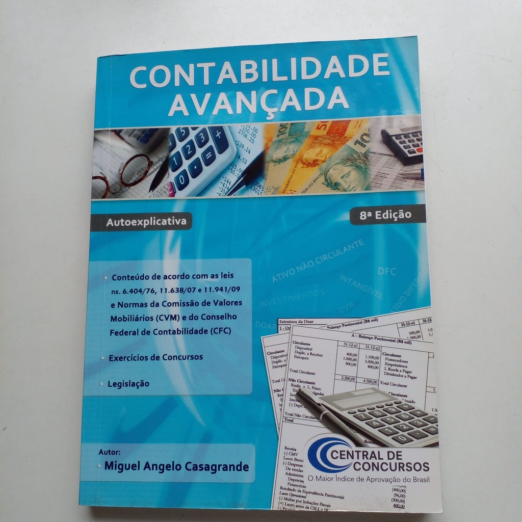 Contabilidade Avançada - Miguel Angelo Casagrande | Shopee Brasil