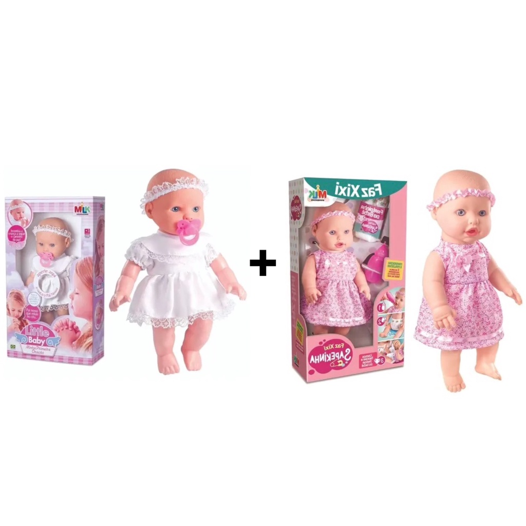 Kit 1 Boneca Little Baby - Minha Primeira Oração Branca - Reza o Pai ...