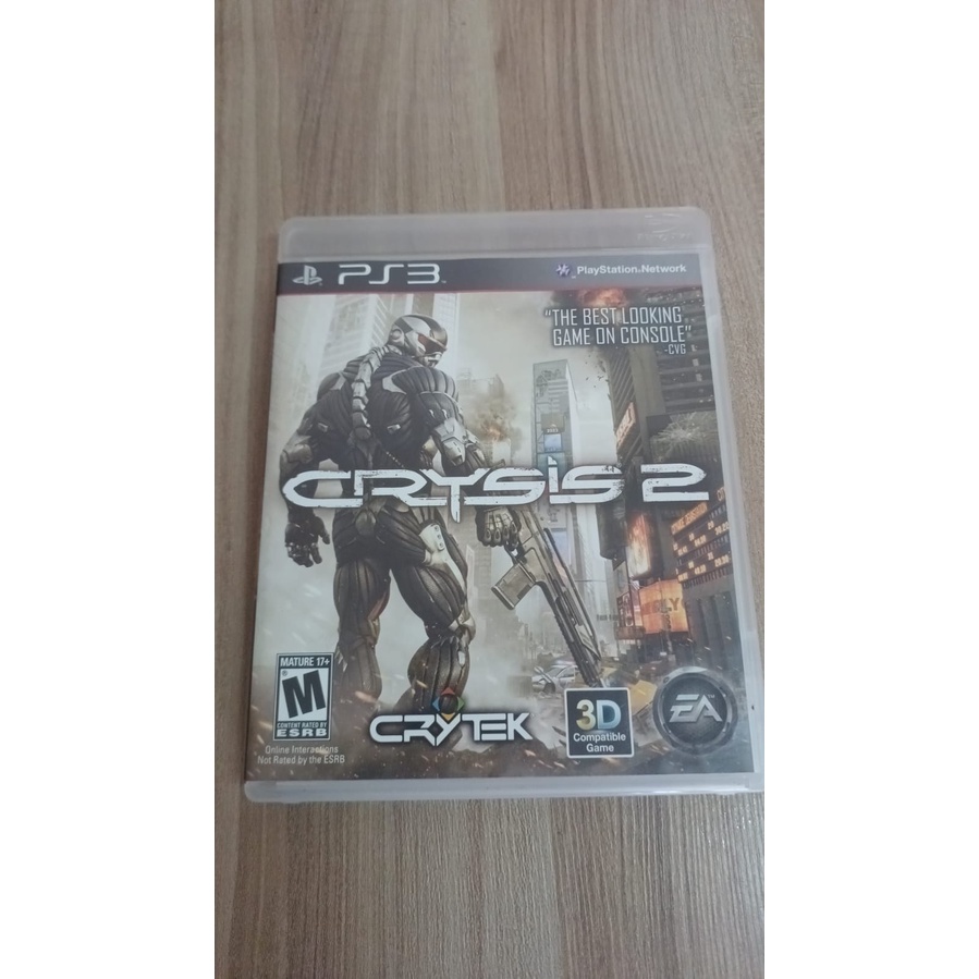CRYSIS 2 - PS3 - MÍDIA FÍSICA USADA | Shopee Brasil