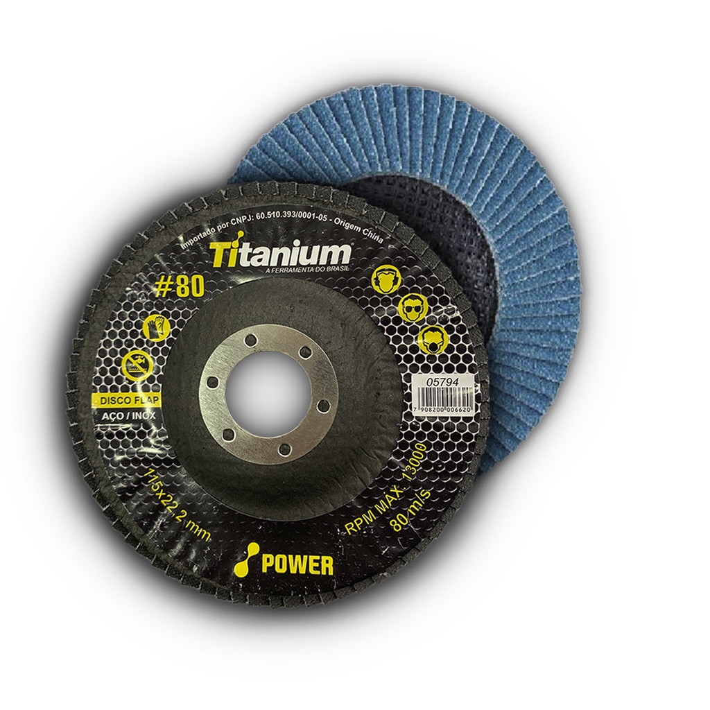 Disco Flap Zircônio Curvo 40 60 80 Grãos 7 177,8mm Esmerilhadeira ...