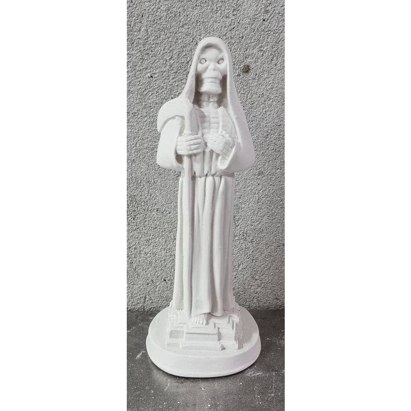Imagem Santa Morte 23cm Gesso Cru | Shopee Brasil