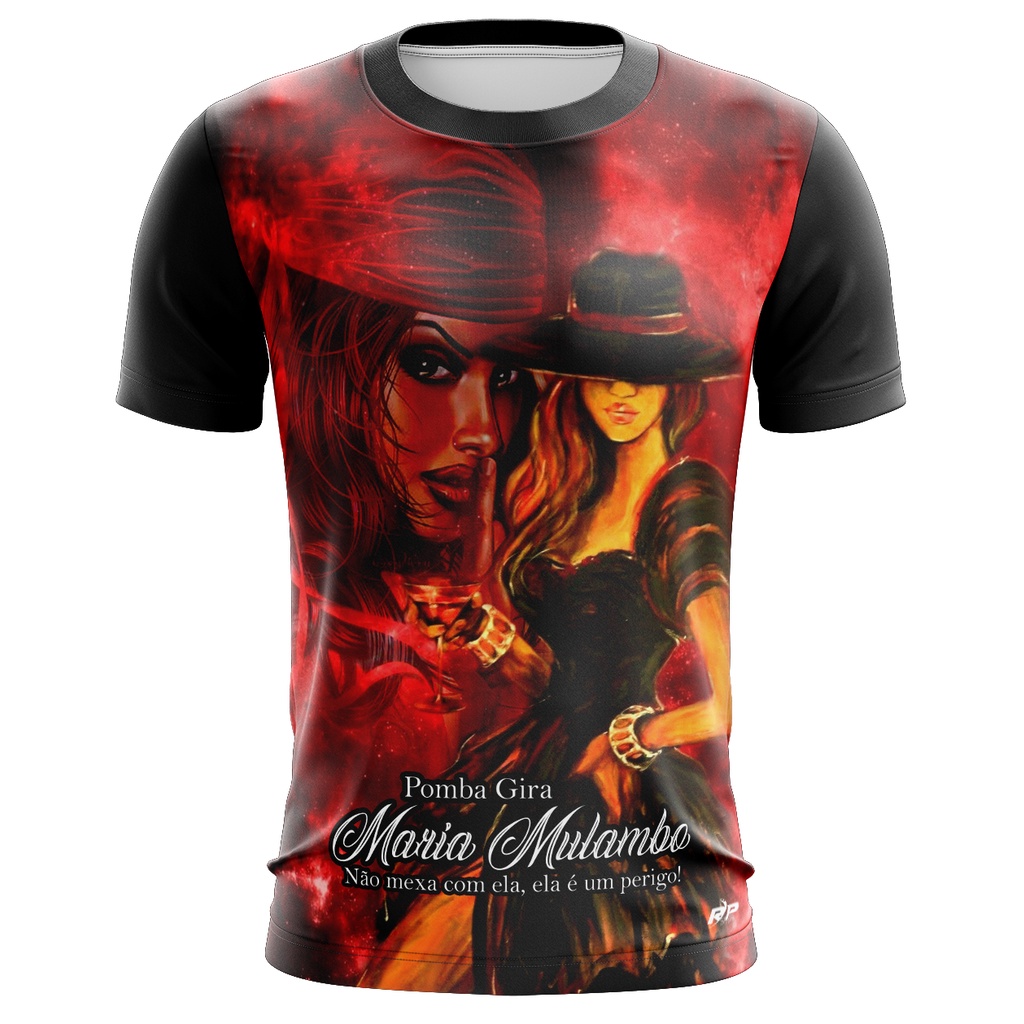 Camisa Maria mulambo e Tranca Rua Umbanda e Quimbanda | Shopee Brasil