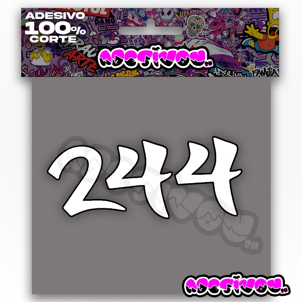 ADESIVO 244 TANQUE, CAPACETE, BIKE, MOTO | Shopee Brasil