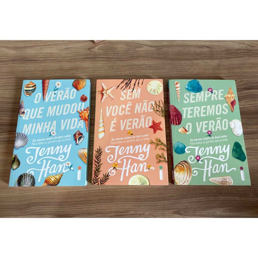 Livros Trilogia O Verão Que Mudou a Minha Vida Jenny Han | Shopee Brasil