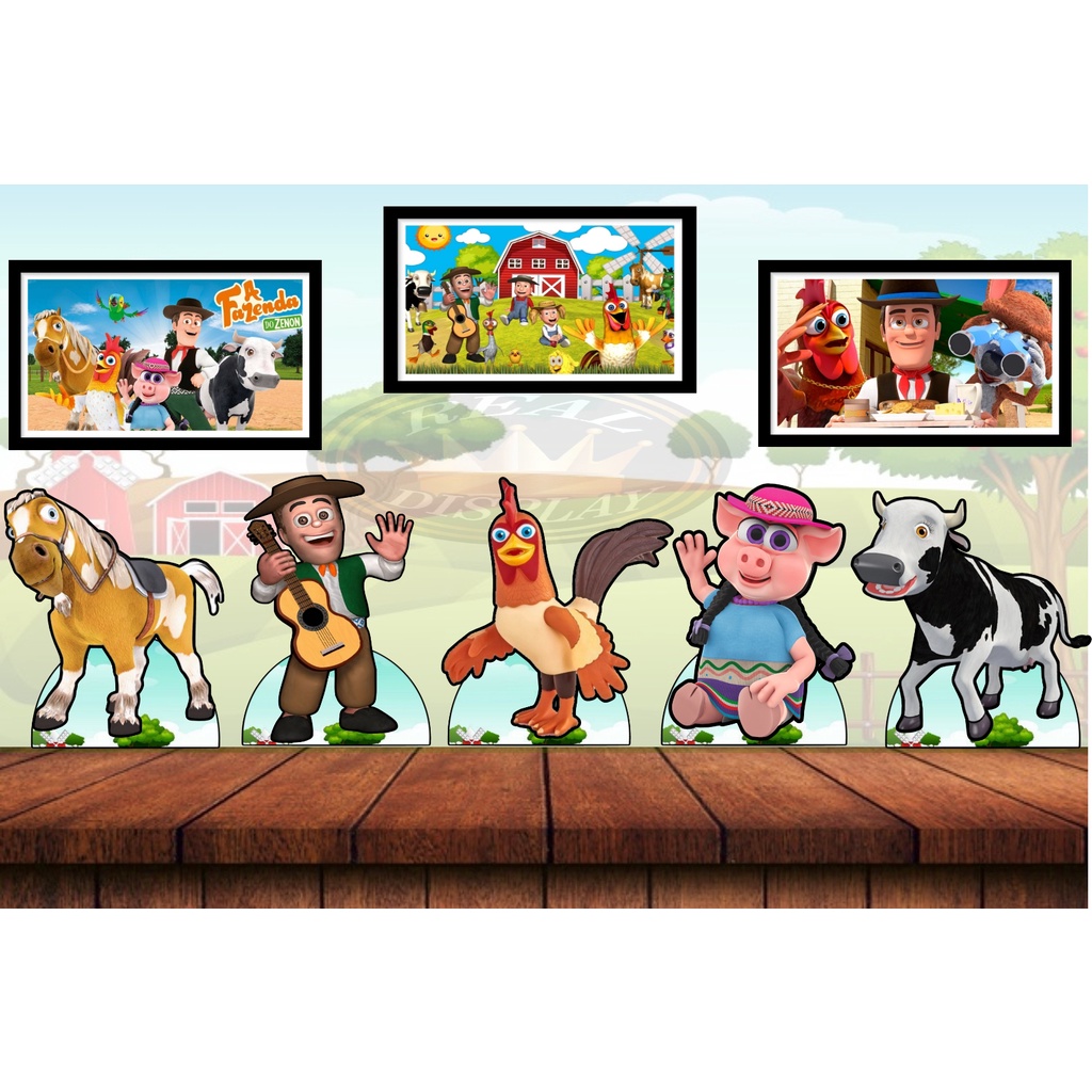 A fazenda do zenon kit festa | Shopee Brasil