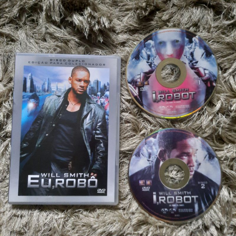 Dvd Duplo Eu, Robô (2004, Will Smith) | Shopee Brasil