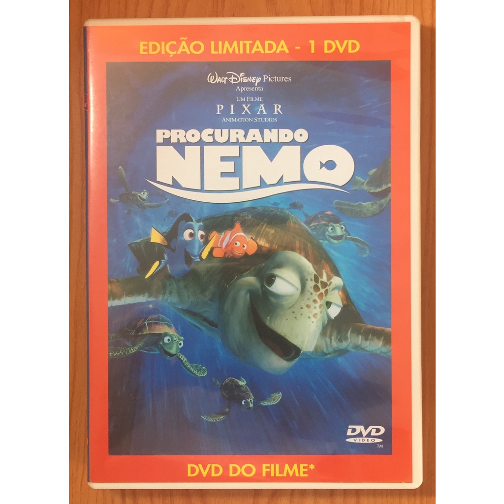 DVD Procurando Nemo | Original | Filme | Disney Pixar | Dory | Shopee ...