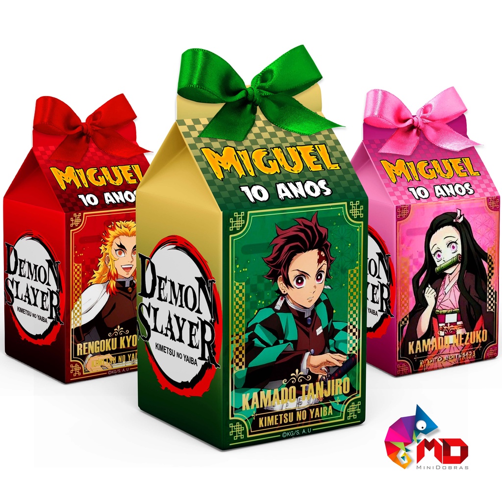 Caixa Milk Demon Slayer Variadas | Shopee Brasil