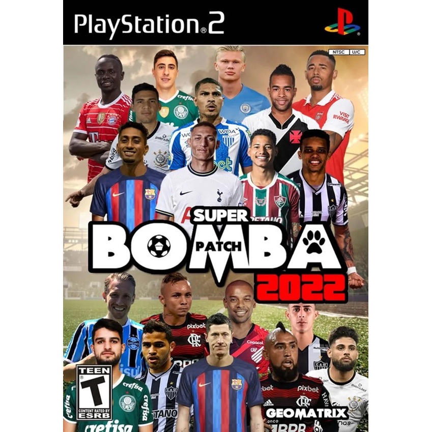 Futebol Bomba Patch 2022 PS2 atualizado | Shopee Brasil