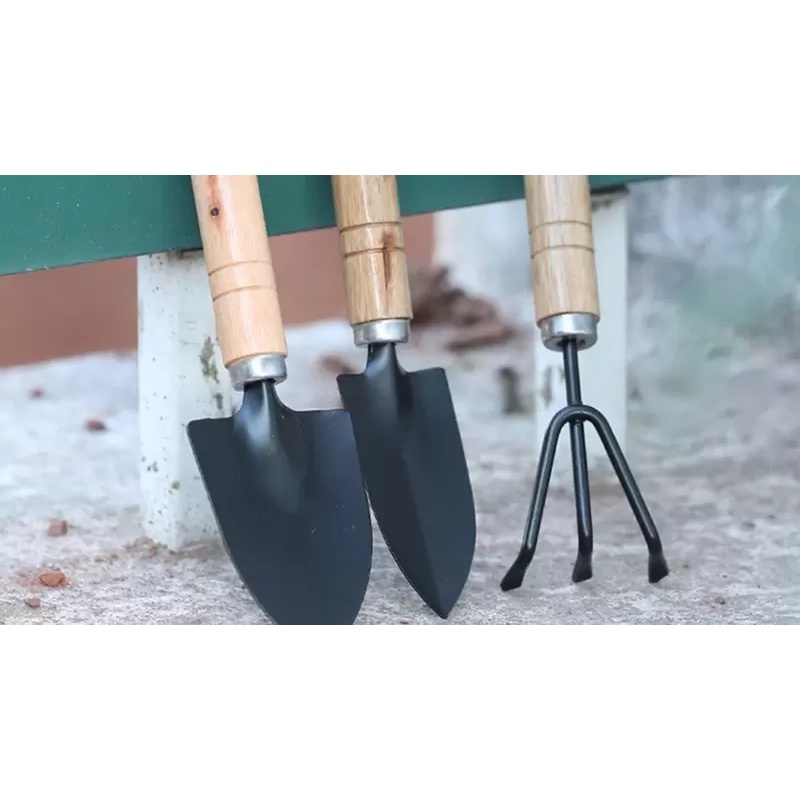 Mini Kit jardinagem (2 pazinhas e 1 rastelo) | Shopee Brasil