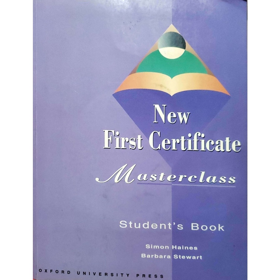 Livro New First Certificate Masterclass Student's Book | Shopee Brasil Livro New First Certificate Masterclass Student's Book | Shopee Brasil