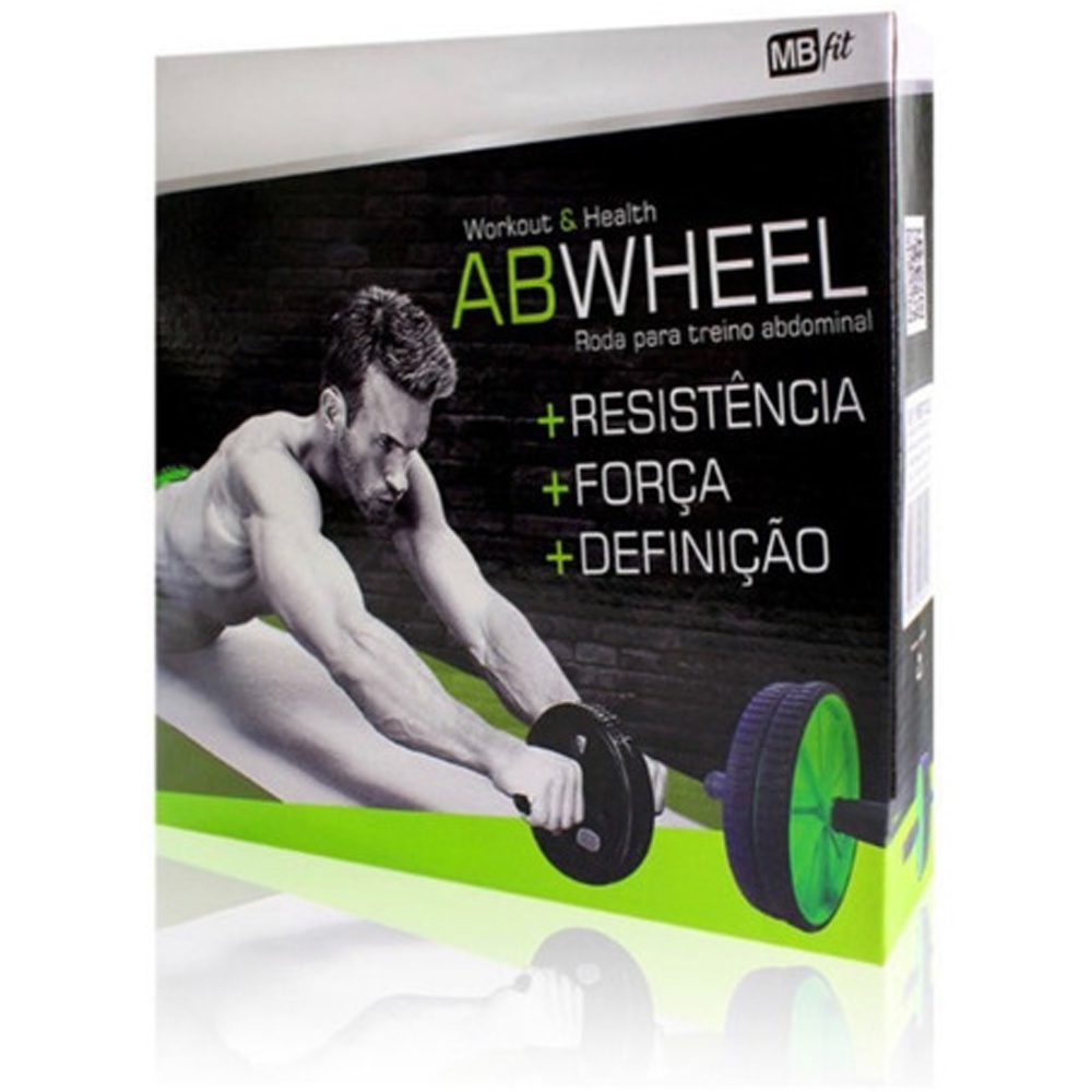 Roda Abdominal Ab Wheel - Rolo De Exercícios MBfit | Shopee Brasil
