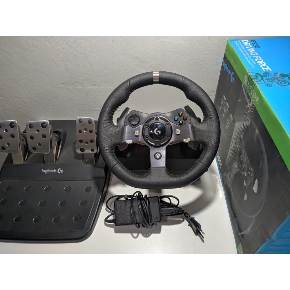 Volante Logitech G920 Driving Force C/ Pedal XONE/XS/PC Simulador ... Volante Logitech G920 Driving Force C/ Pedal XONE/XS/PC Simulador ...