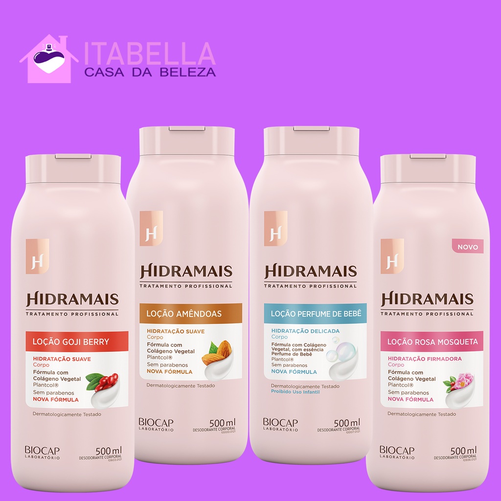 Hidratante Hidramais 500ml ( escolha o seu ) | Shopee Brasil