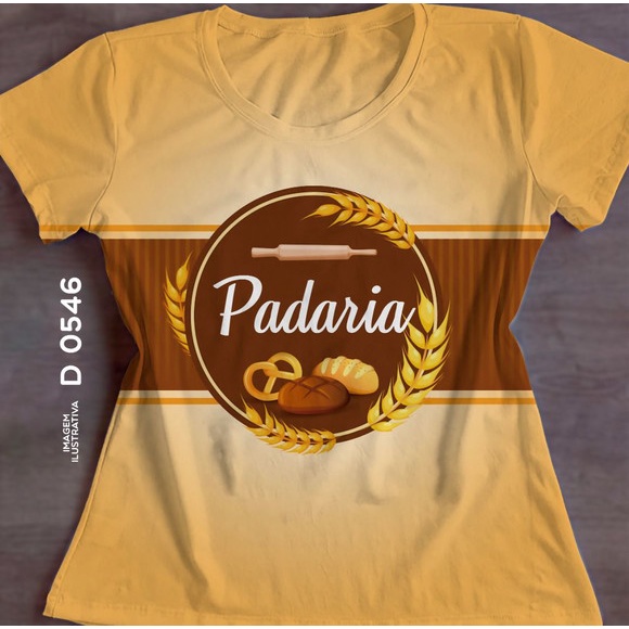 Kit 15 peças Uniforme padaria personalizado com logo | Shopee Brasil