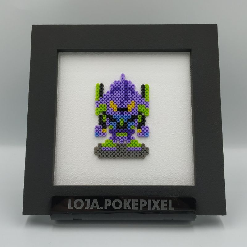 Quadro Decorativo - EVA-01 / Evangelion / Pixel Art | Shopee Brasil