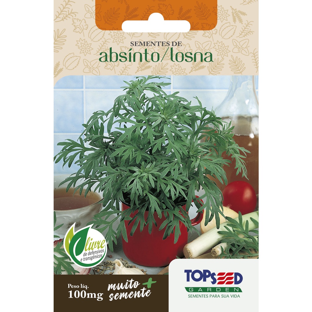 Sementes Absinto/Losna 100mg Uso Medicinal Ervas Vasos | Shopee Brasil