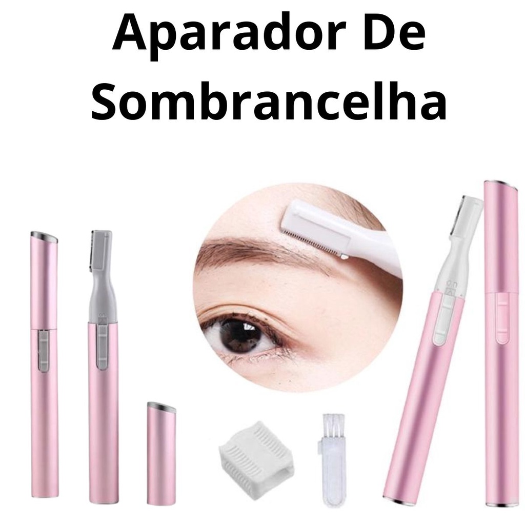 Depilador Eletrico Aparador Sobrancelhas Pelos Do Rosto Buco ( ENVIO SEM PILHA ) | Shopee Brasil