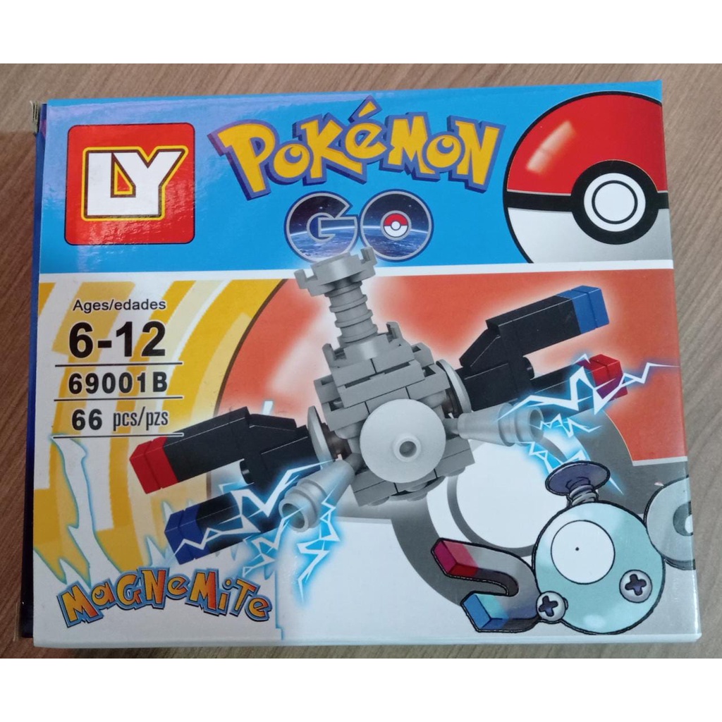 Kit tipo Lego Pokémon Magnemite | Shopee Brasil