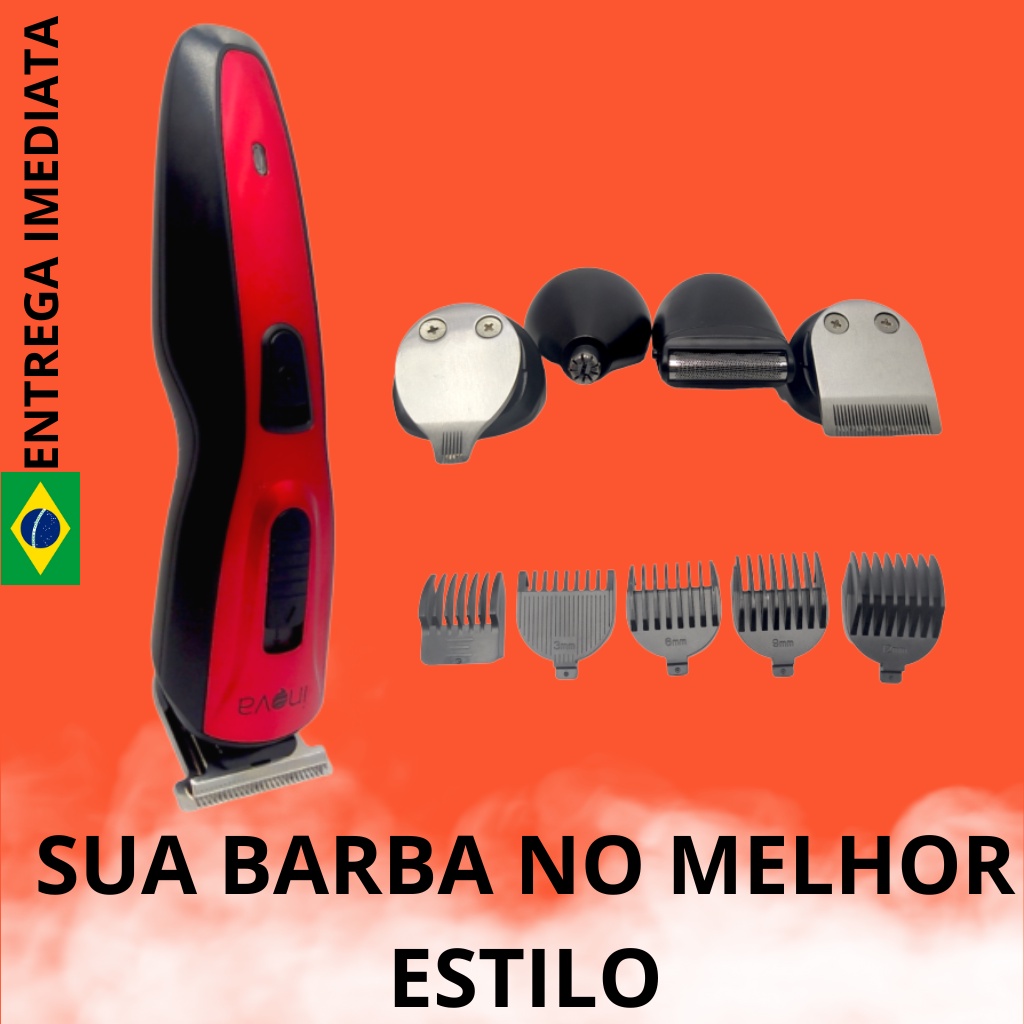 Barbeador Elétrico Profissional Inova-N99 | Shopee Brasil