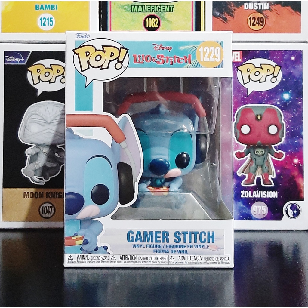 Funko Pop! Disney Lilo & Stitch - Gamer Stitch 1229 | Shopee Brasil