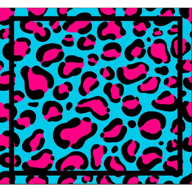 páreo onça - canga onça rosa e azul | Shopee Brasil