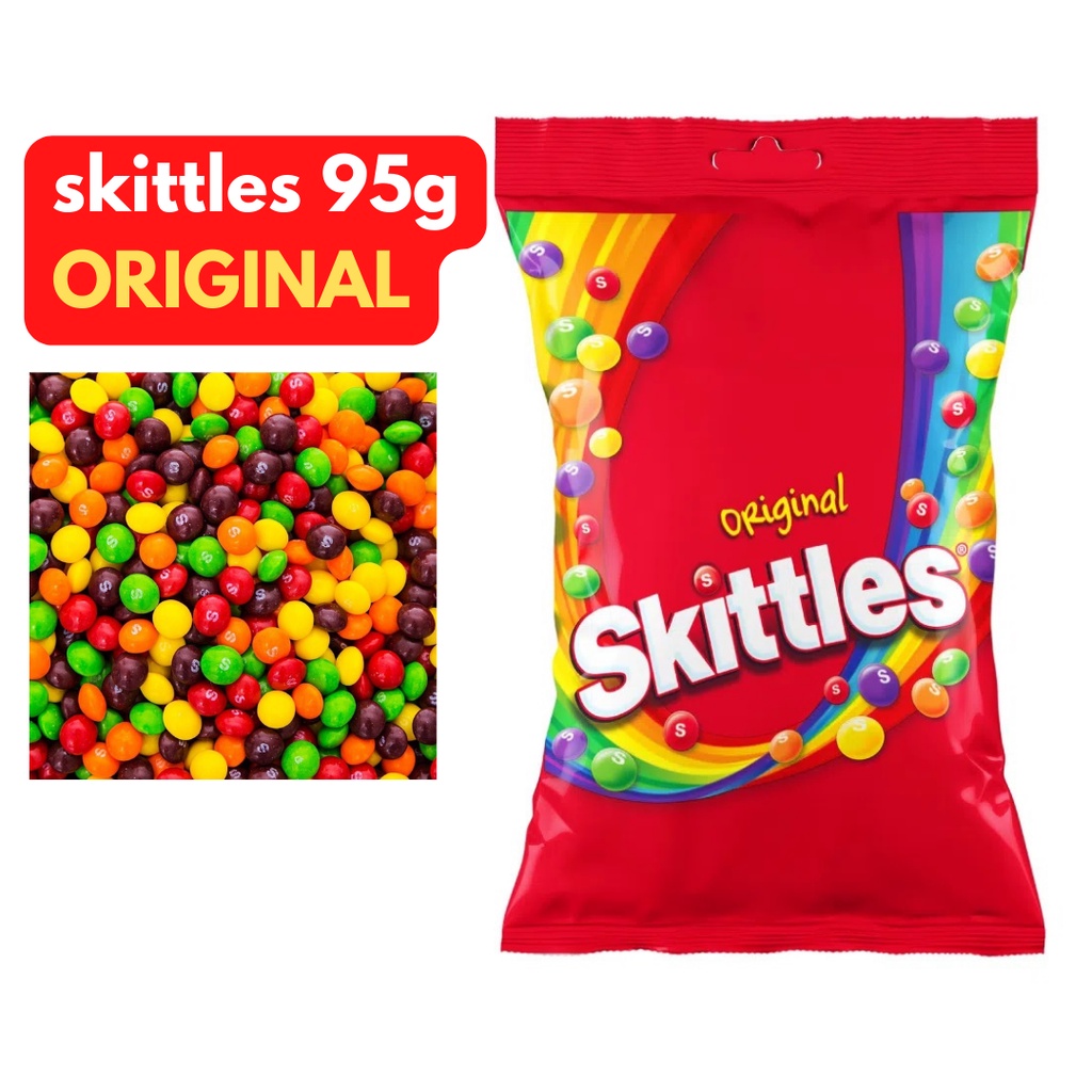 Bala Skittles Original Fruits Importada 95g | Shopee Brasil