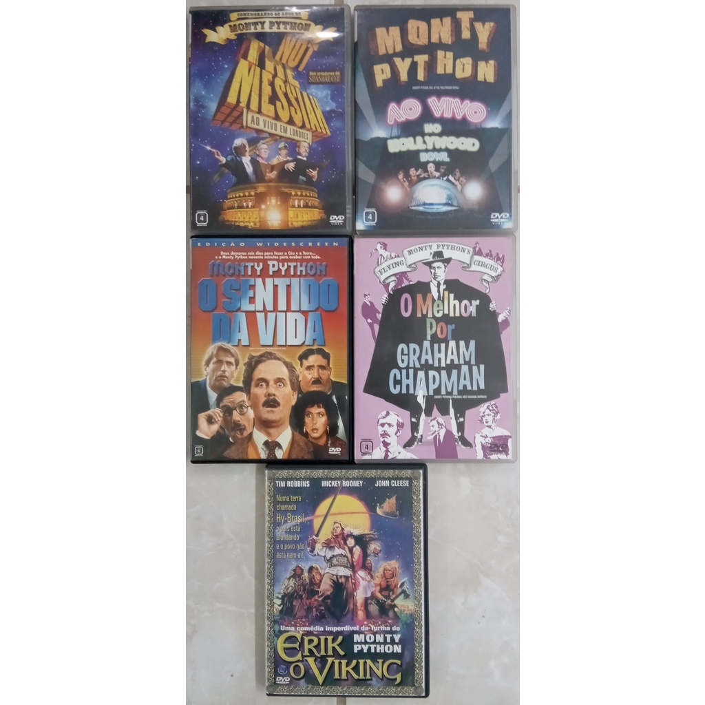 Monty Python dvd original not the messiah o sentido da vida erik o ...