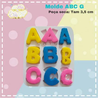 MOLDE ABC G | Shopee Brasil