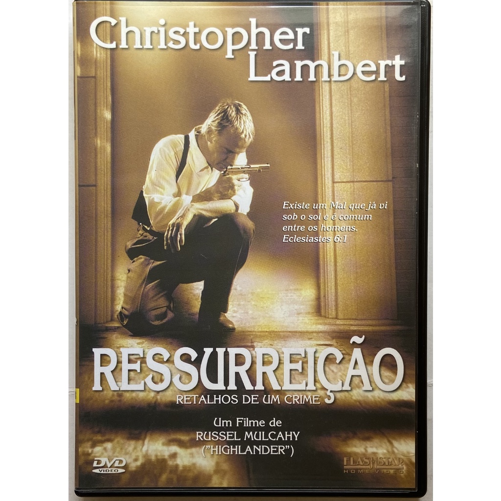 DVD Ressurreição Christopher Lambert Original Usado | Shopee Brasil