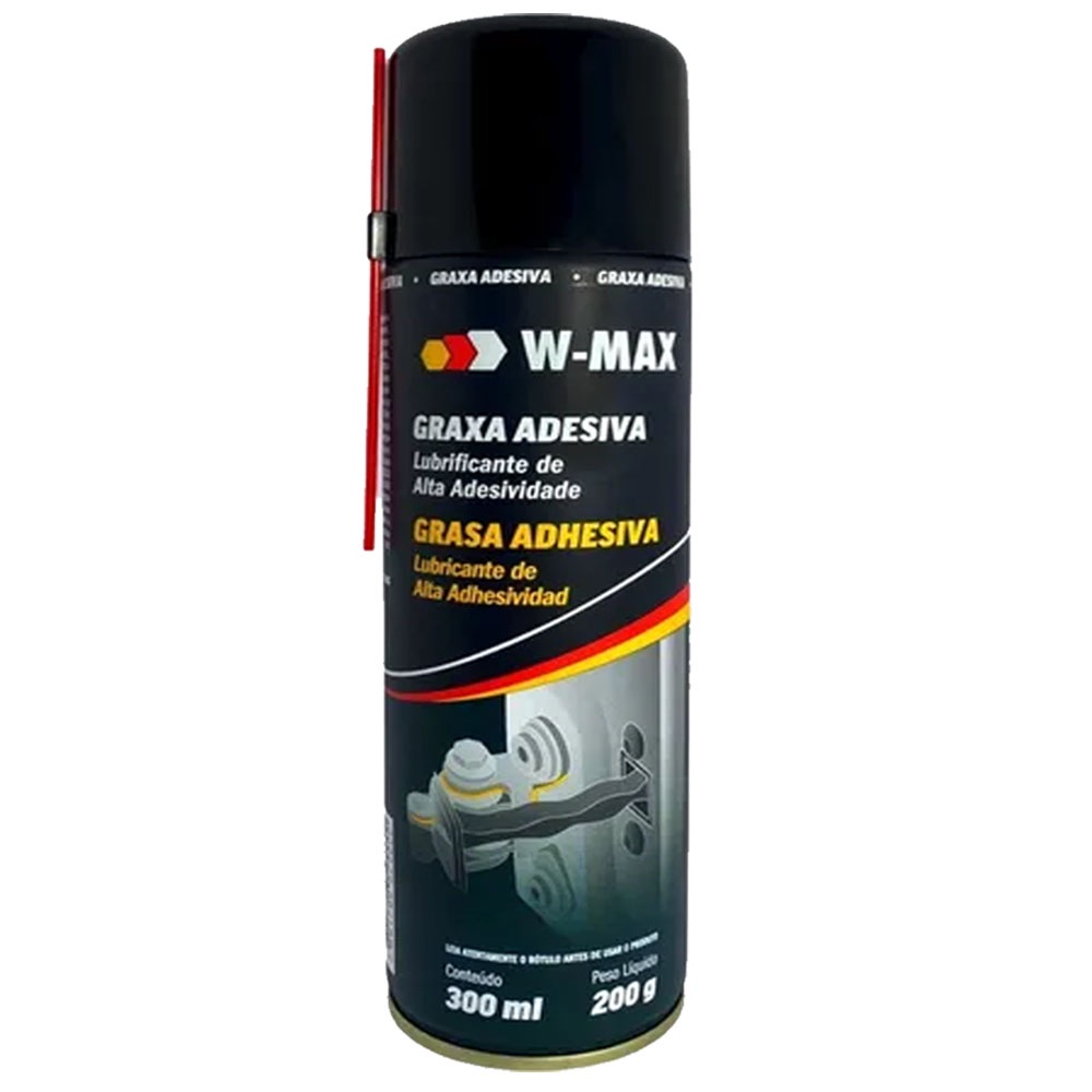 Graxa Adesiva Alta Temperatura W-Max De 300ml / 200gr - Wurth | Shopee Brasil