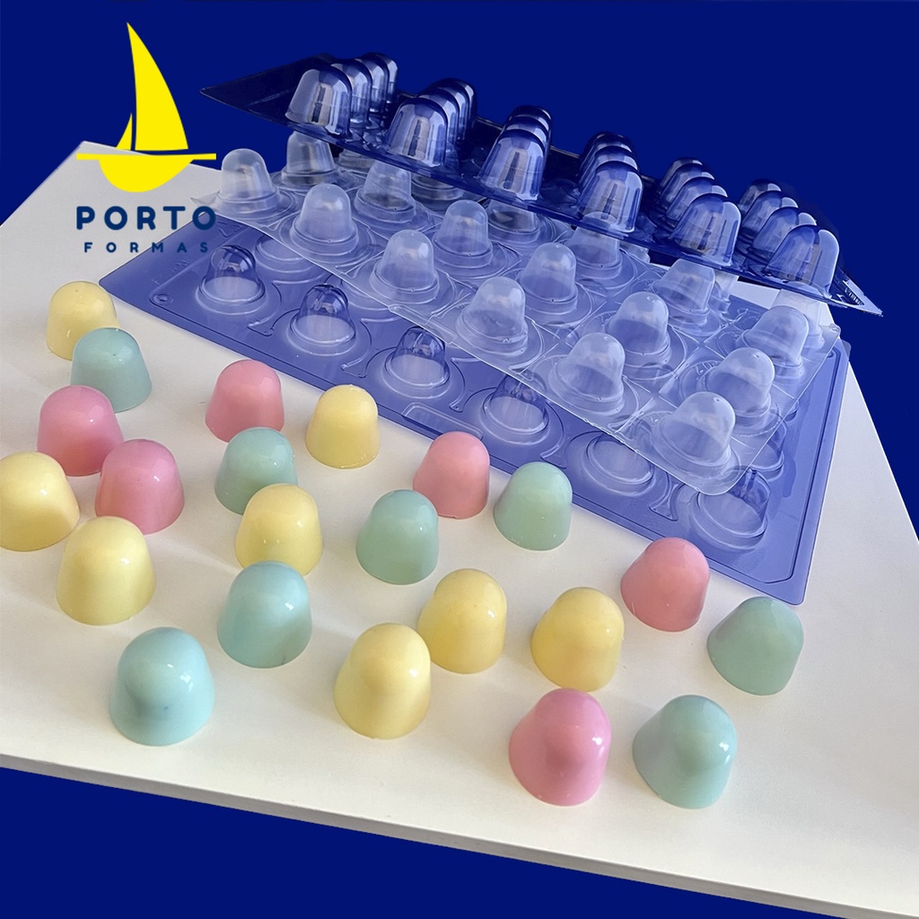 Forma Profissional 3 Partes Silicone: Mini Trufa - Porto Formas ...