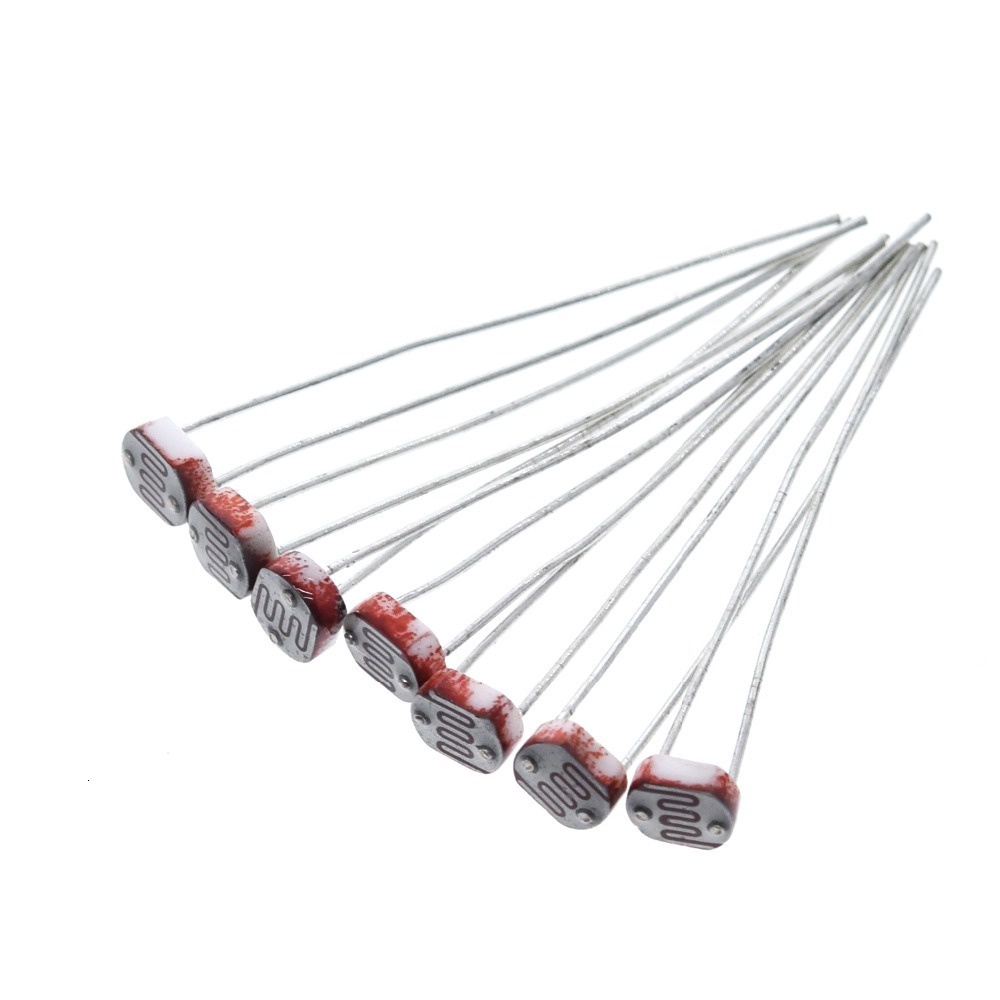 Sensor de Luminosidade LDR Fotoresistor 5mm 5 ou 10 Unidades | Shopee ...