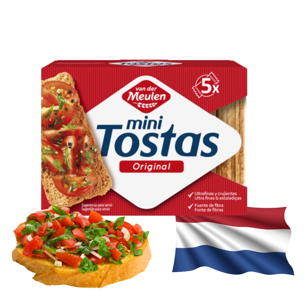 Mini Tostas Torradas Original - Van Der Meulen 100 | Shopee Brasil