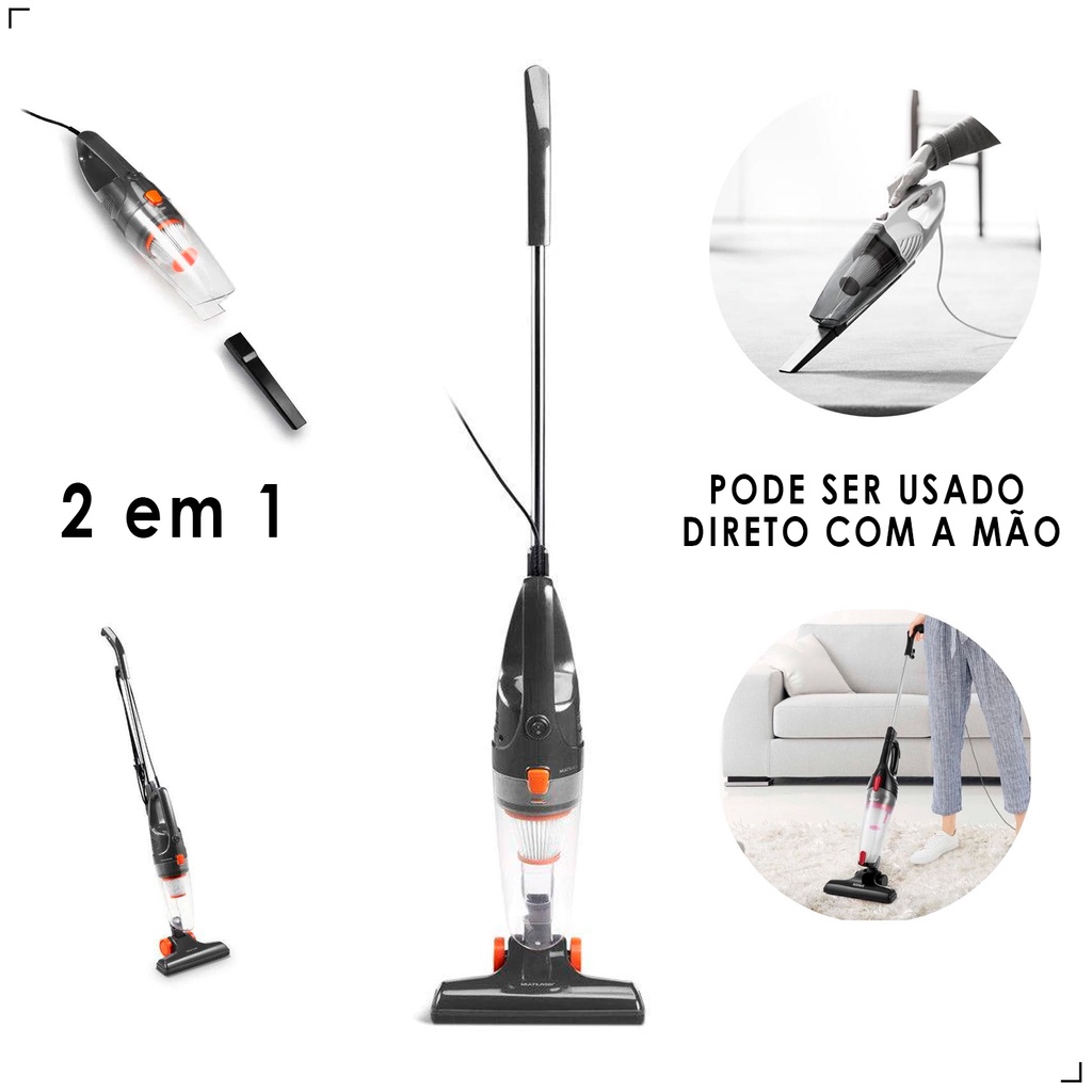 Aspirador 2 em 1 Multilaser - Aspirador de Pó Vertical 1100w de ...