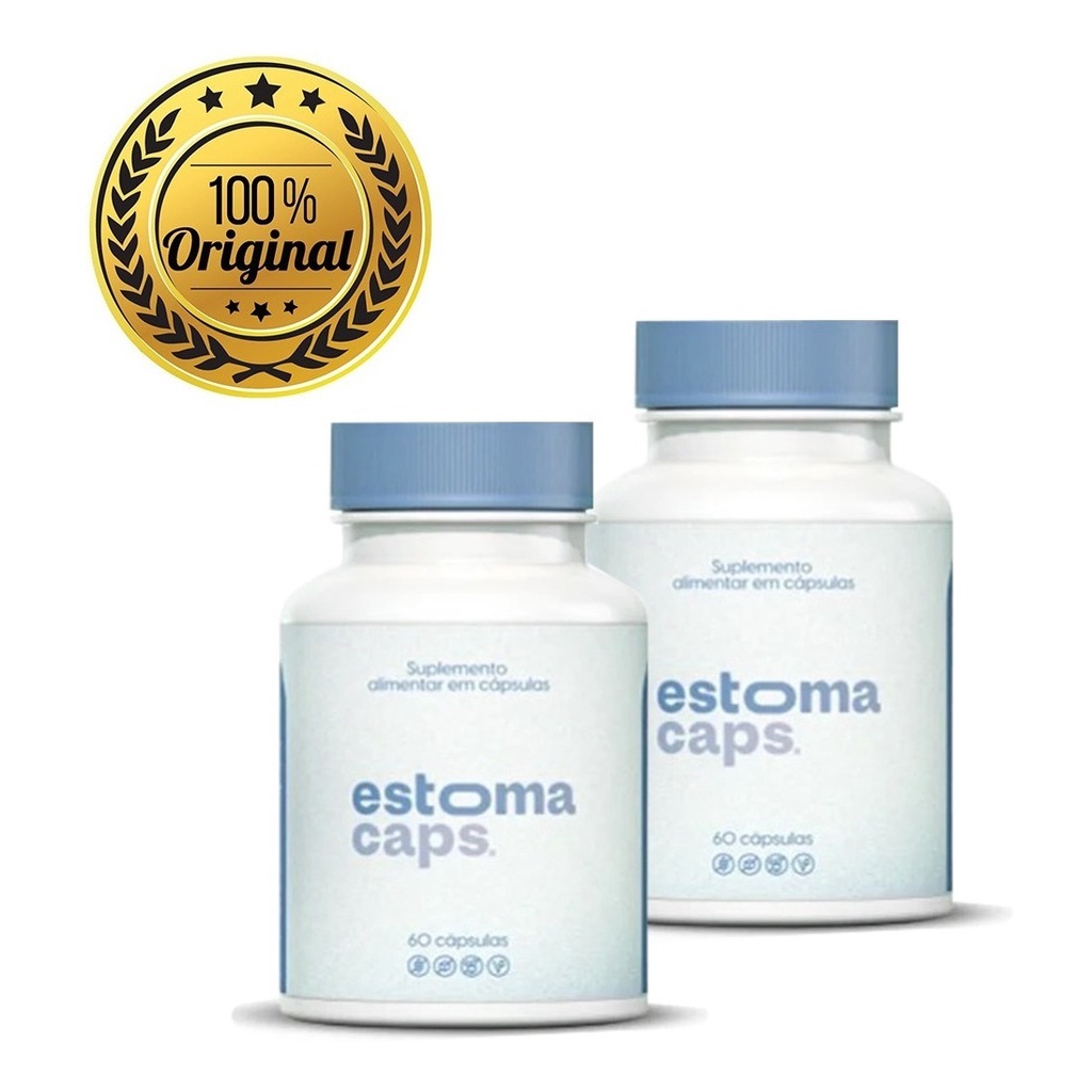 2 Estomacaps 120 Caps Fim Do Refluxo 100% Original | Shopee Brasil