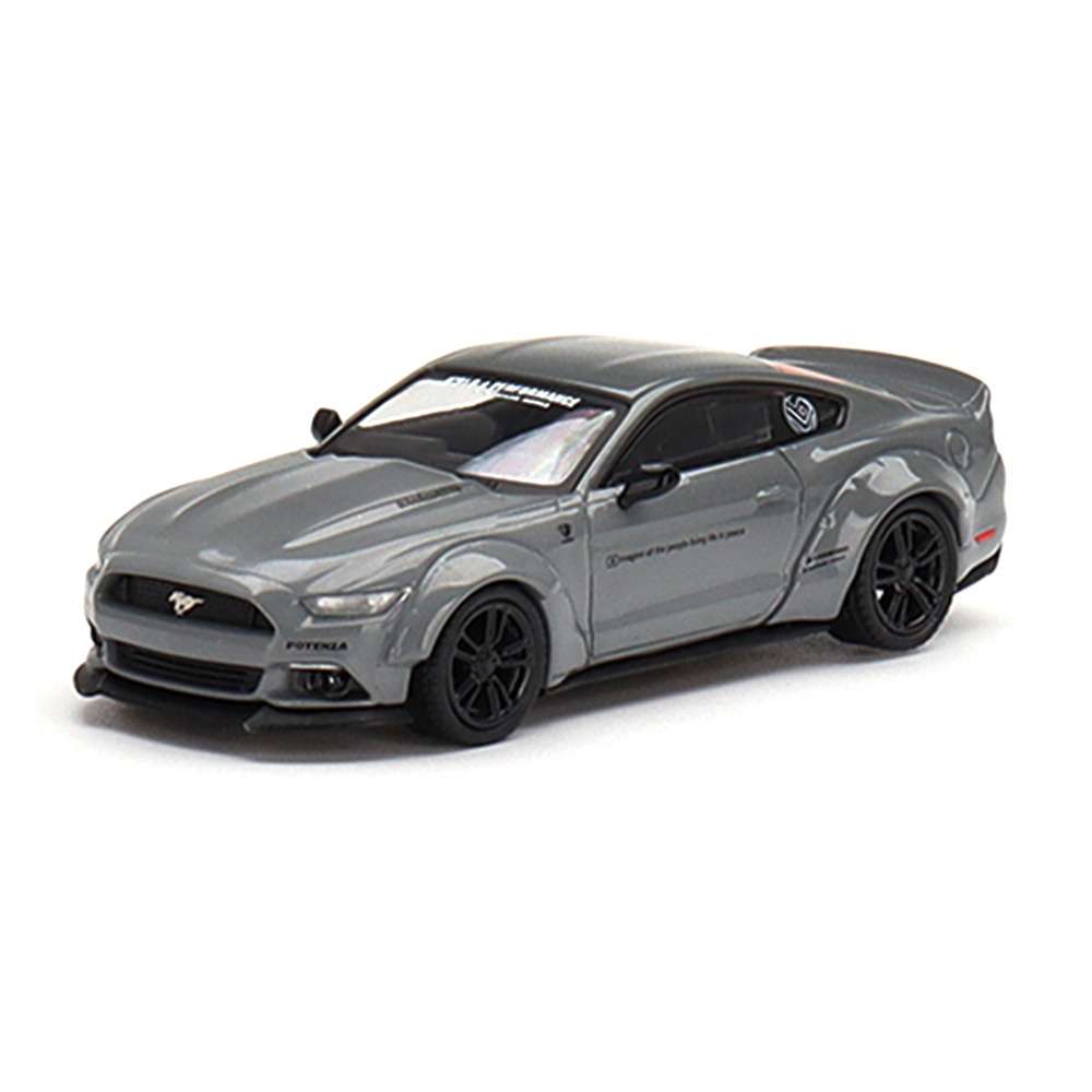 Mini GT 470 1/64 FORD MUSTANG LB-WORKS Escala Cinza DIECAST Carro ...