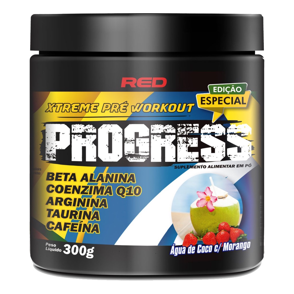 Pre treino XTreme Pre Workout Progress - Red Series | Shopee Brasil