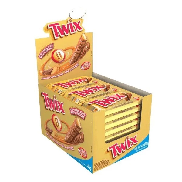 Display twix 18 unidade de 40g | Shopee Brasil