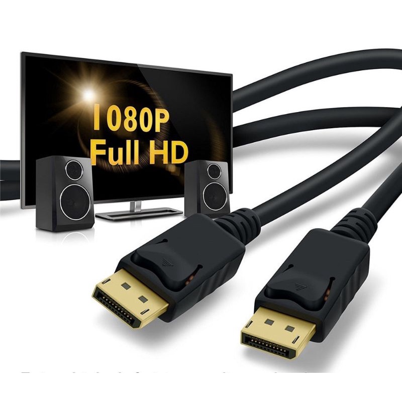Cabo Displayport 1 metro Full HD | Shopee Brasil