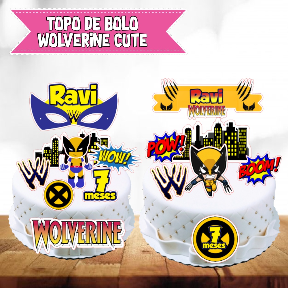 Topo de Bolo Personalizado - Decoração para Festa - Topper - Tema ...