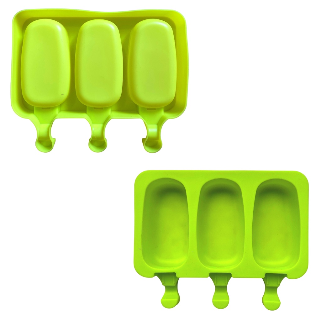 Forma De Sorvete Material Silicone Formato Normal Lisa Para Picolé Gelo ...